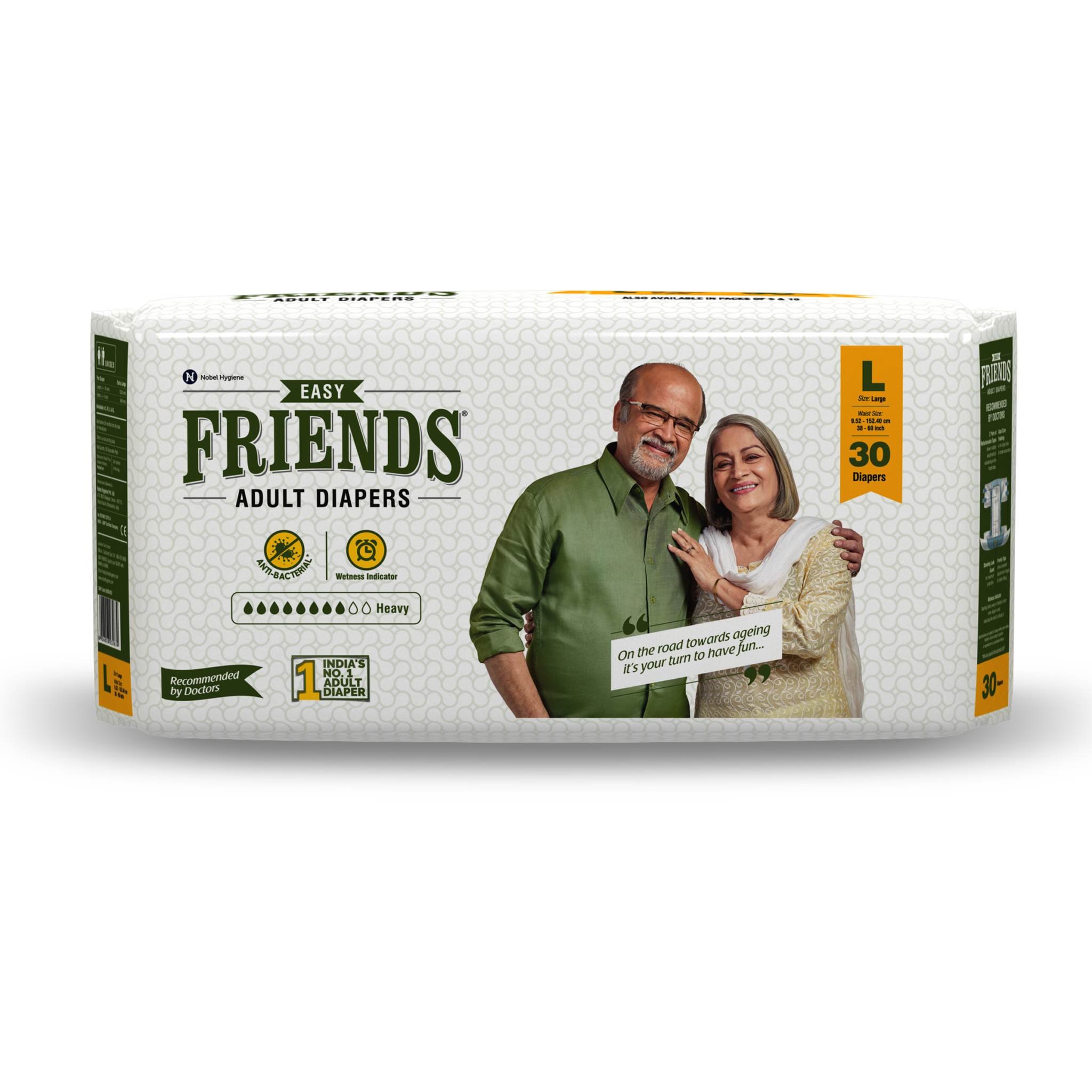 FRIENDS EASY ADULT DIAPERS L 30s - Darleybutler Health Care