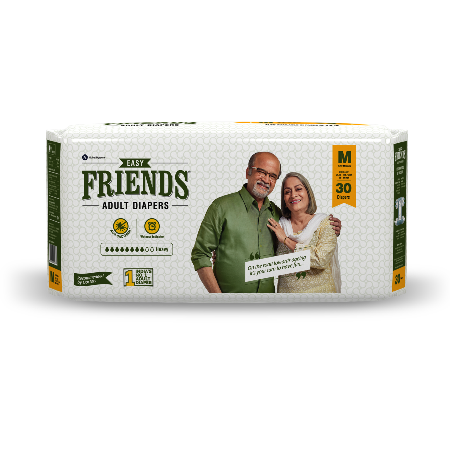 FRIENDS EASY ADULT DIAPERS M 30s - Darleybutler Health Care