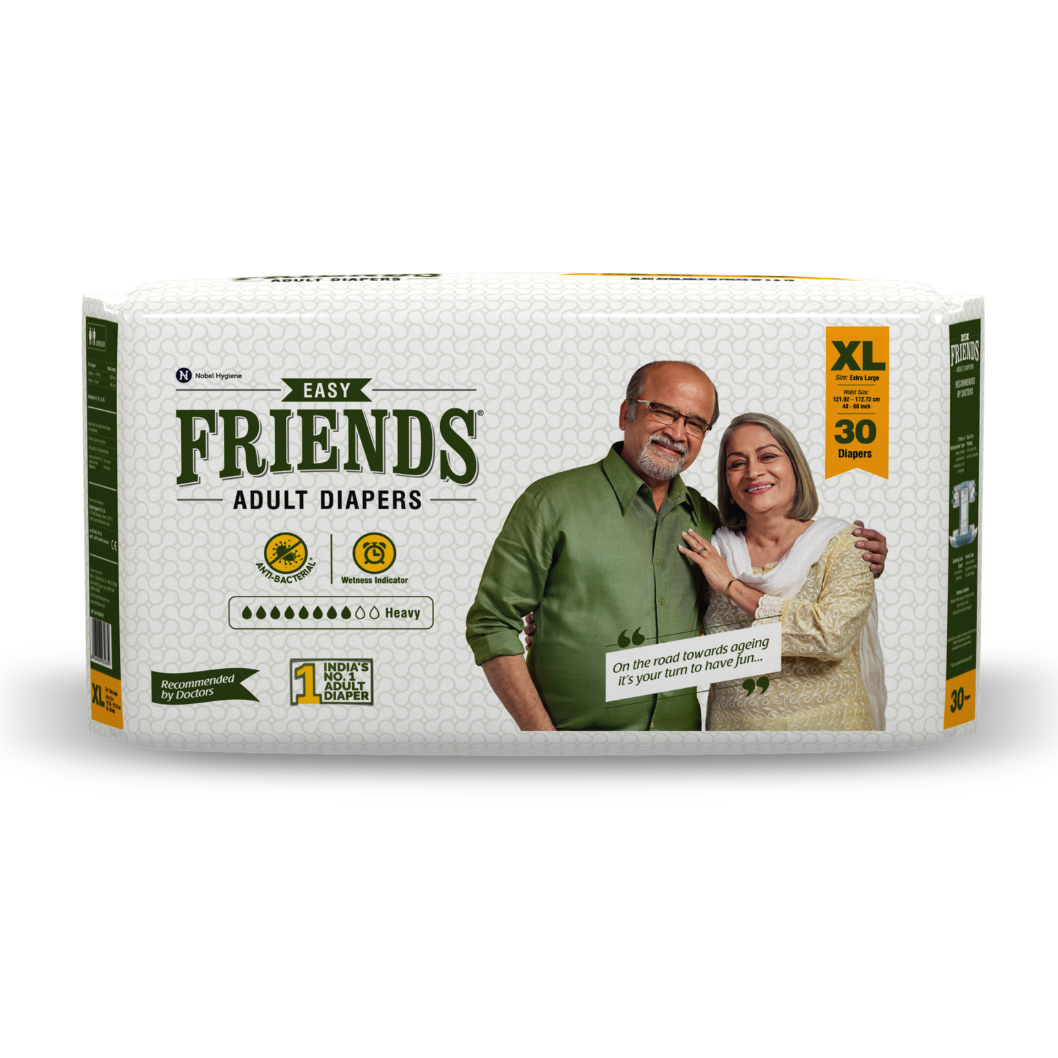 FRIENDS EASY ADULT DIAPERS XL 30s – Darleybutler Health Care
